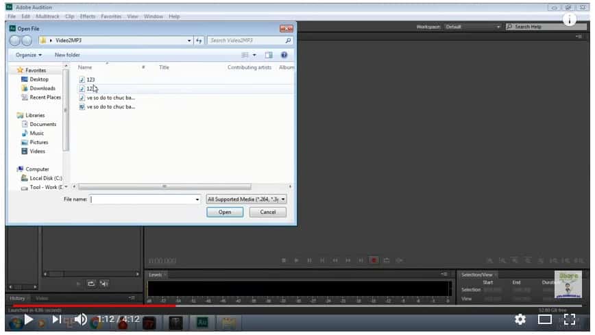 (Hướng dẫn) Loại bỏ tạp âm cực nhanh với phần mềm Adobe Audition