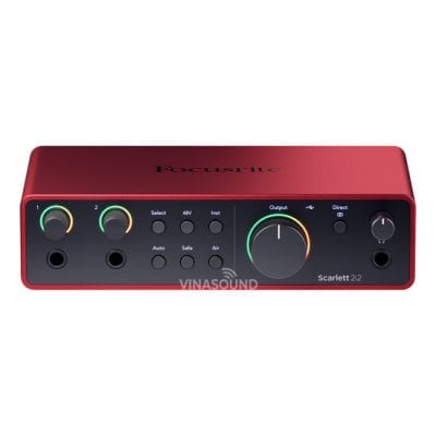 Focusrite Scarlett 2i2 Gen 4 (4th Gen) USB Audio Interface